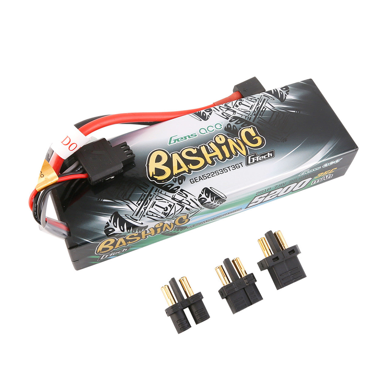 Gens Ace G-Tech Bashing Series 5200mAh 7.4V 2S1P 35C Car Lipo Battery