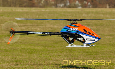 OMPHOBBY M6 RC Helicopter Frame Kit (with RotorTech blades and tail bl